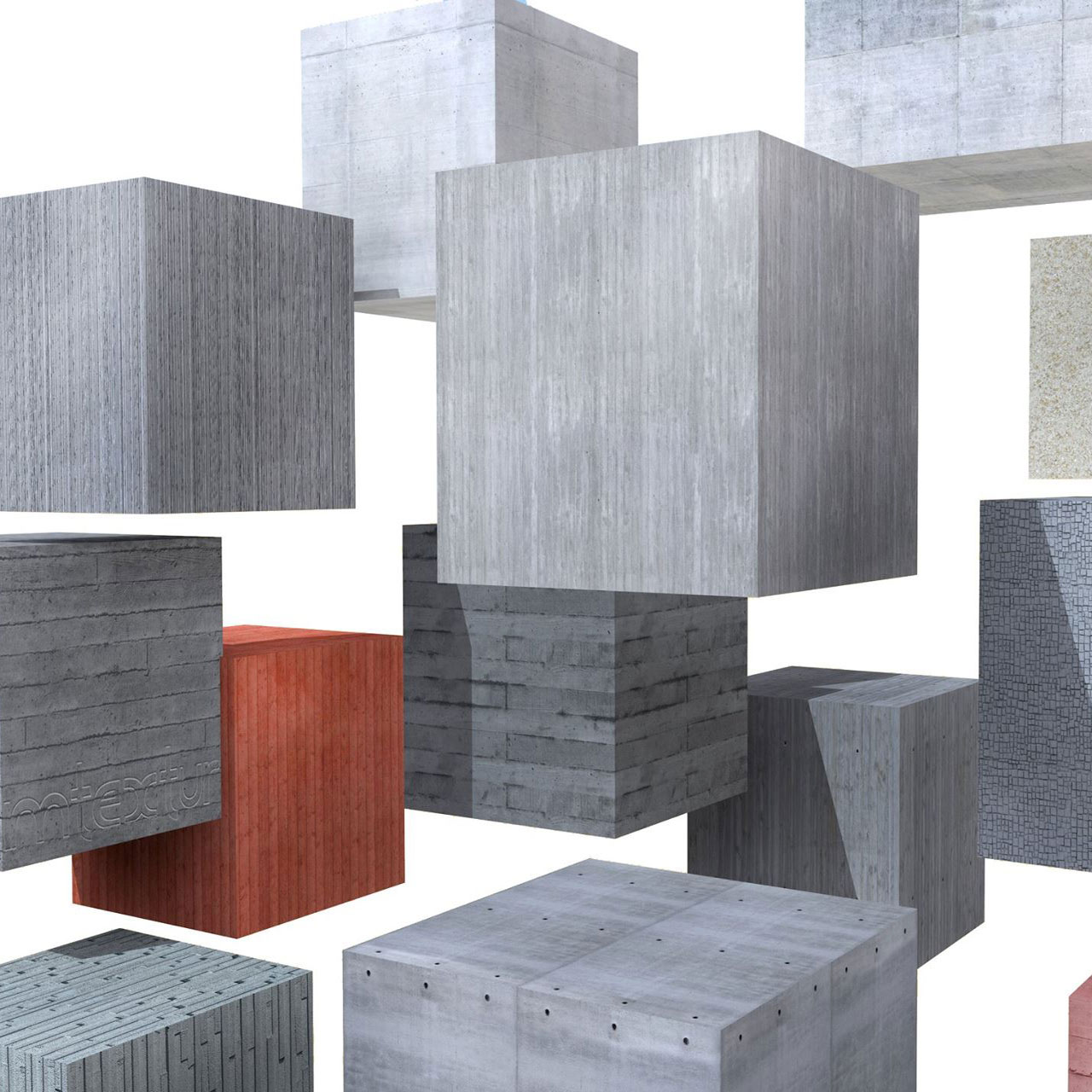 Holcim - Schalung Typ 2 Horizontal Halbversatz | Free CAD- & BIM-Textur