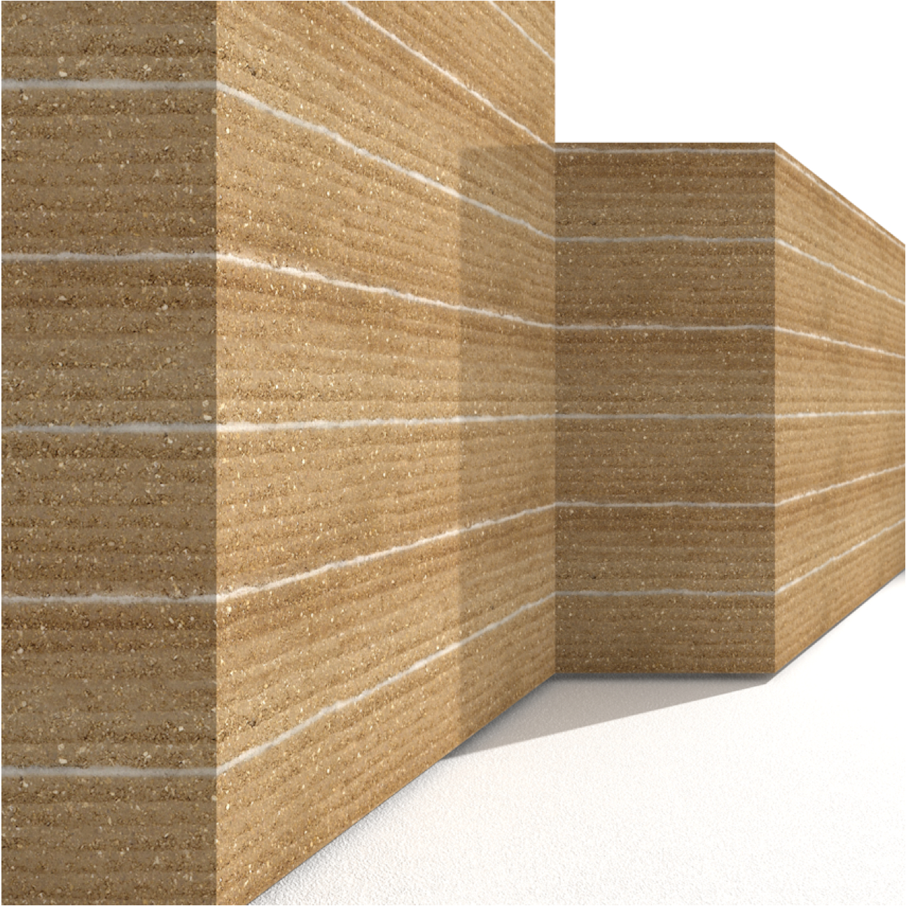 xyz mtextur - Stampflehm Wand «Ricola Kräuterzentrum» | Free CAD- & BIM ...