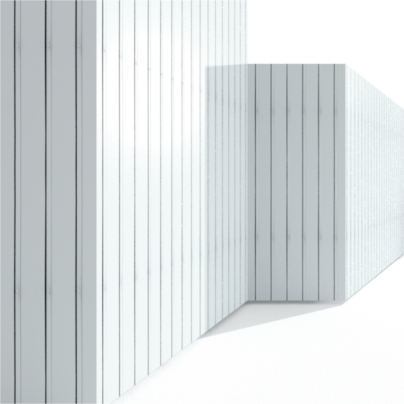 xyz mtextur - Façade tôle métallique – RAL 7022 | Gris terre d’ombre ...