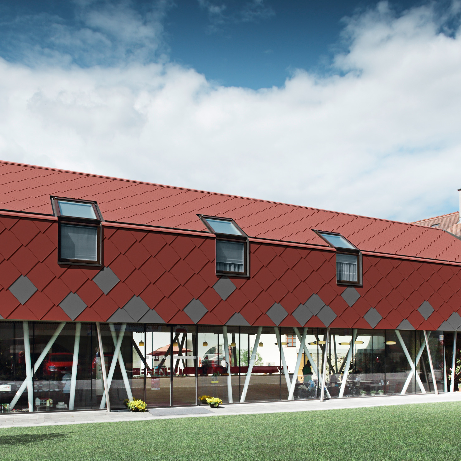 PREFA - 01 P.10 Braun | Free CAD- & BIM-Textur